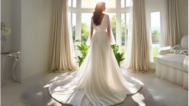 Bride-to-Be Bliss! DIY Chiffon Robes for Your Wedding Day