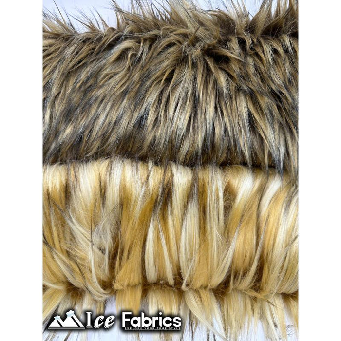 Buy Coyote Long Pile Faux Fur Fabric | Fur Material