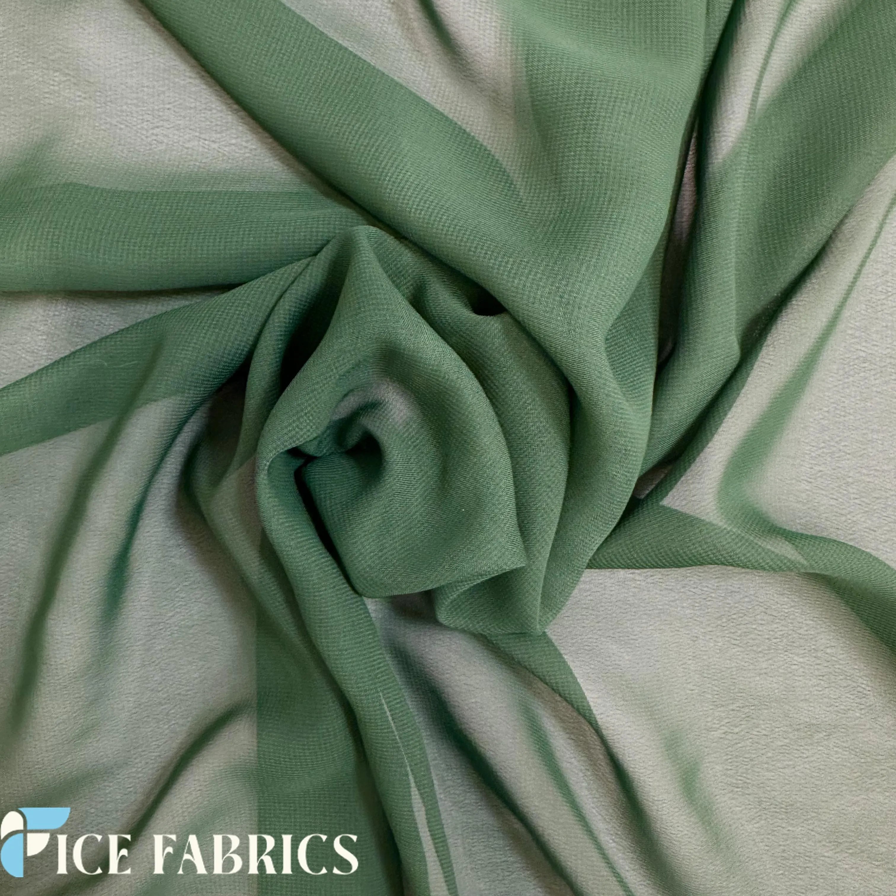Mia Poly Chiffon Fabric / 60" Wide Soft Sheer Chiffon Fabric