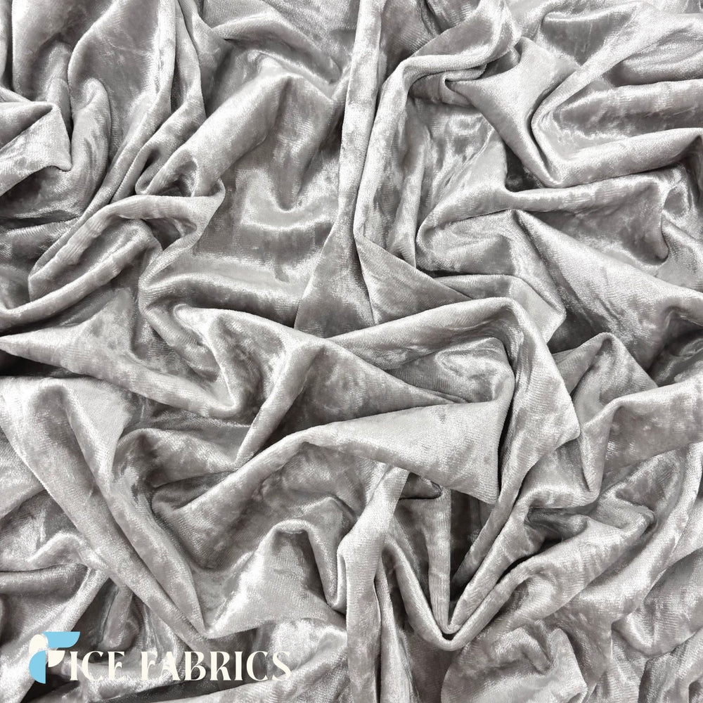 Silver Fabric - Luxury Fabric by the Yard | Ice Fabrics