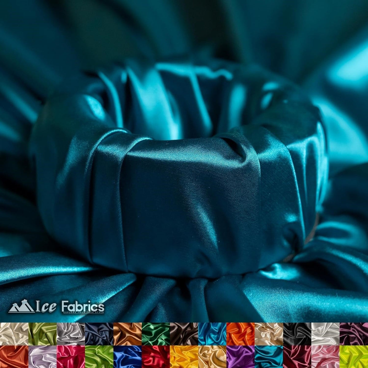 Teal Fabric - Luxury Fabric by the Yard | Ice Fabrics