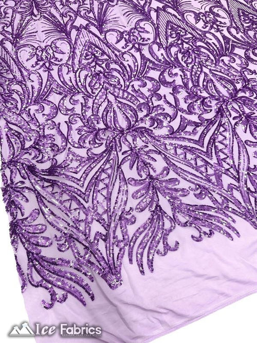 Buy New Embroidered 4 Way Stretch Spandex Sequin Fabric