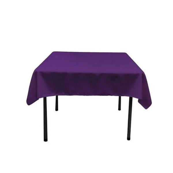 Washable Polyester 60 x 60 Inch Square Tablecloth - IceFabrics